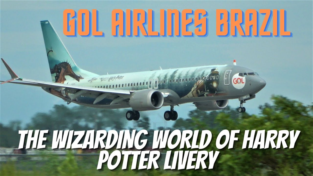 4K GOL AIRLINES HARRY POTTER LIVERY ORLANDO INT'L AIRPORT 8/29/22 ...