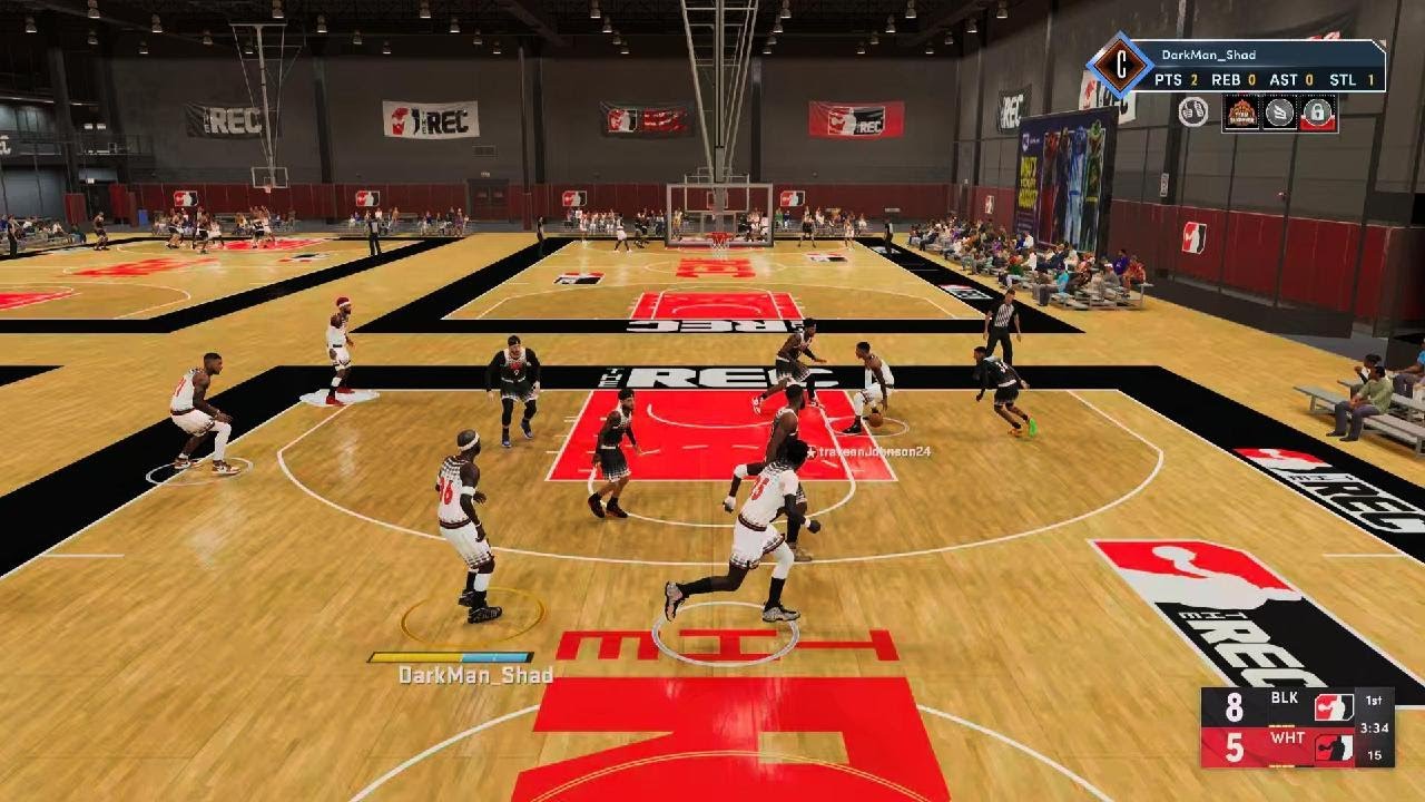 NBA 2K22 Rec Pg Stepback Shot was Noice!! - YouTube