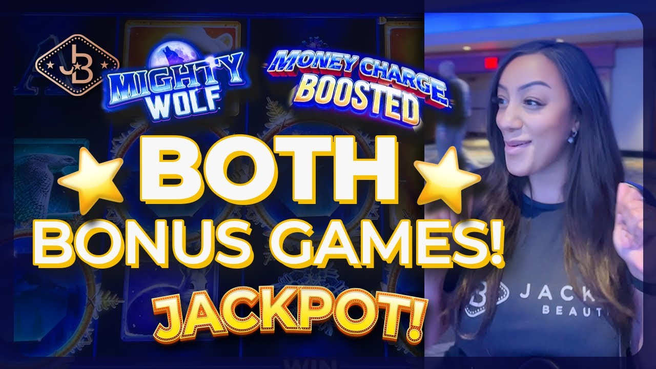 * NEW* Mighty Wolf Slot Machine Pays HUGE With Two Slot Bonuses - YouTube