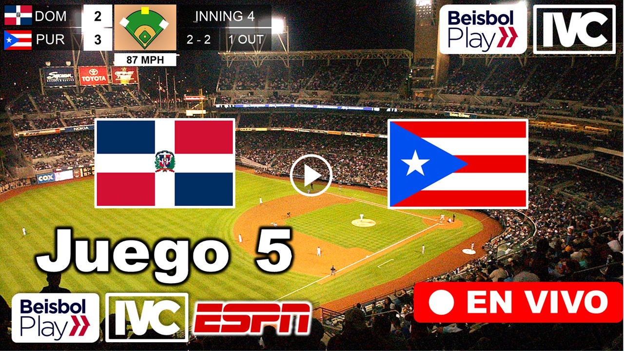 Dominicana vs. Puerto Rico en vivo, donde ver, a que hora juega RD vs ...