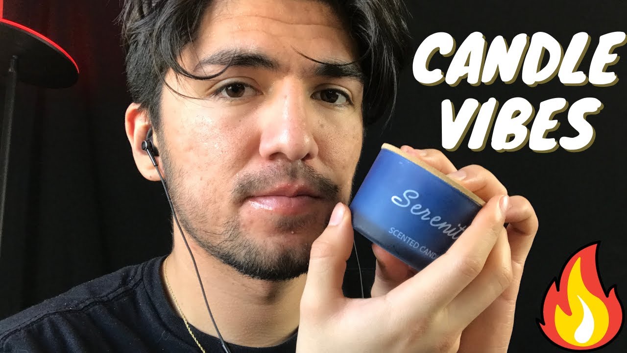 Candle ASMR 🔥 (crackling, tapping, mouth sounds) - YouTube