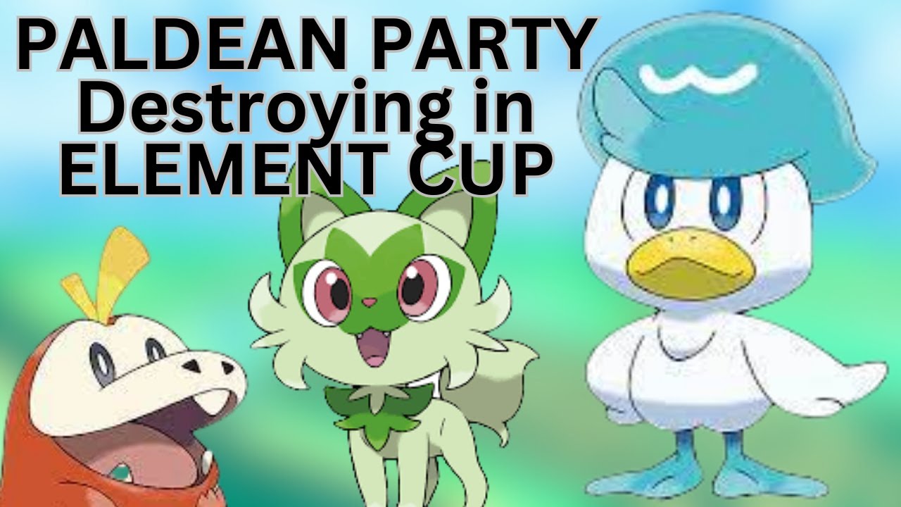 Paldean Starters in Element Cup! Are they Good? #pokemon #pokemongo # ...