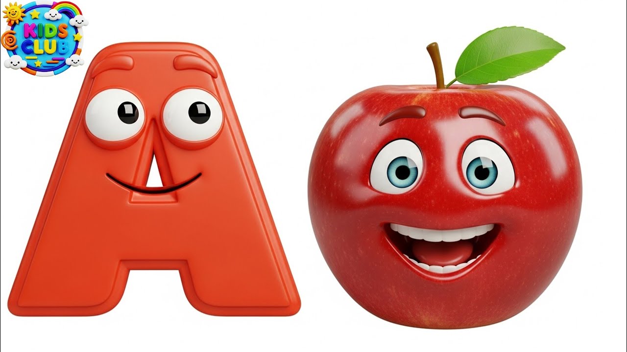 Learn The ABC Phonics Song | A for Apple | ABC Alphbets Song with ...