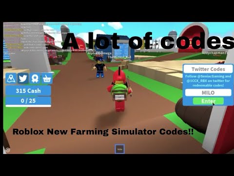 Roblox Farming Simulator Codes!! - YouTube