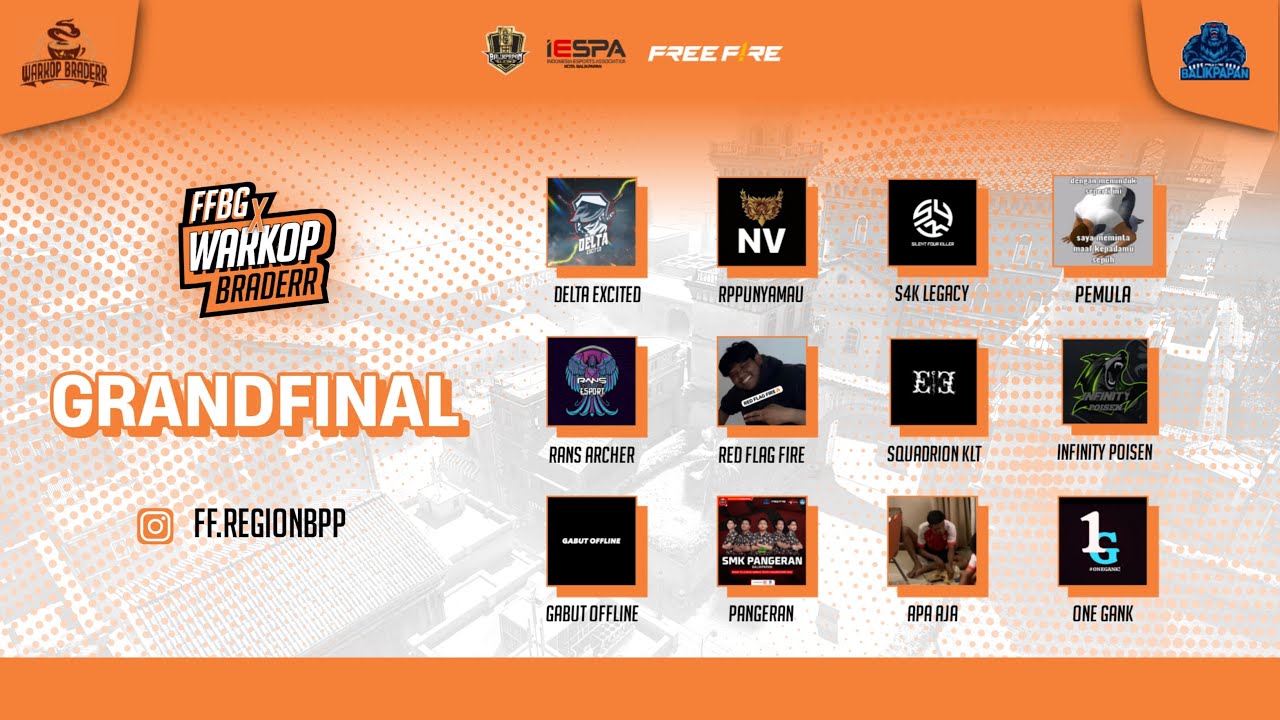GRAND FINAL - FFBG X WARKOP BRADERR - YouTube