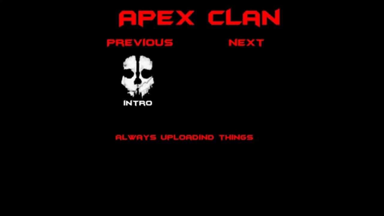 Apex Clan intro - YouTube