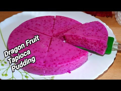 Dragon Fruit Cake|Dragon Fruit Tapioca Pudding|Instant Dragon Fruit ...