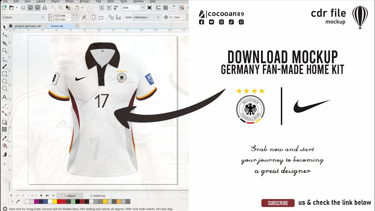 Nike x Germany home fan-made kit 2025 | Classic vibes collar - YouTube
