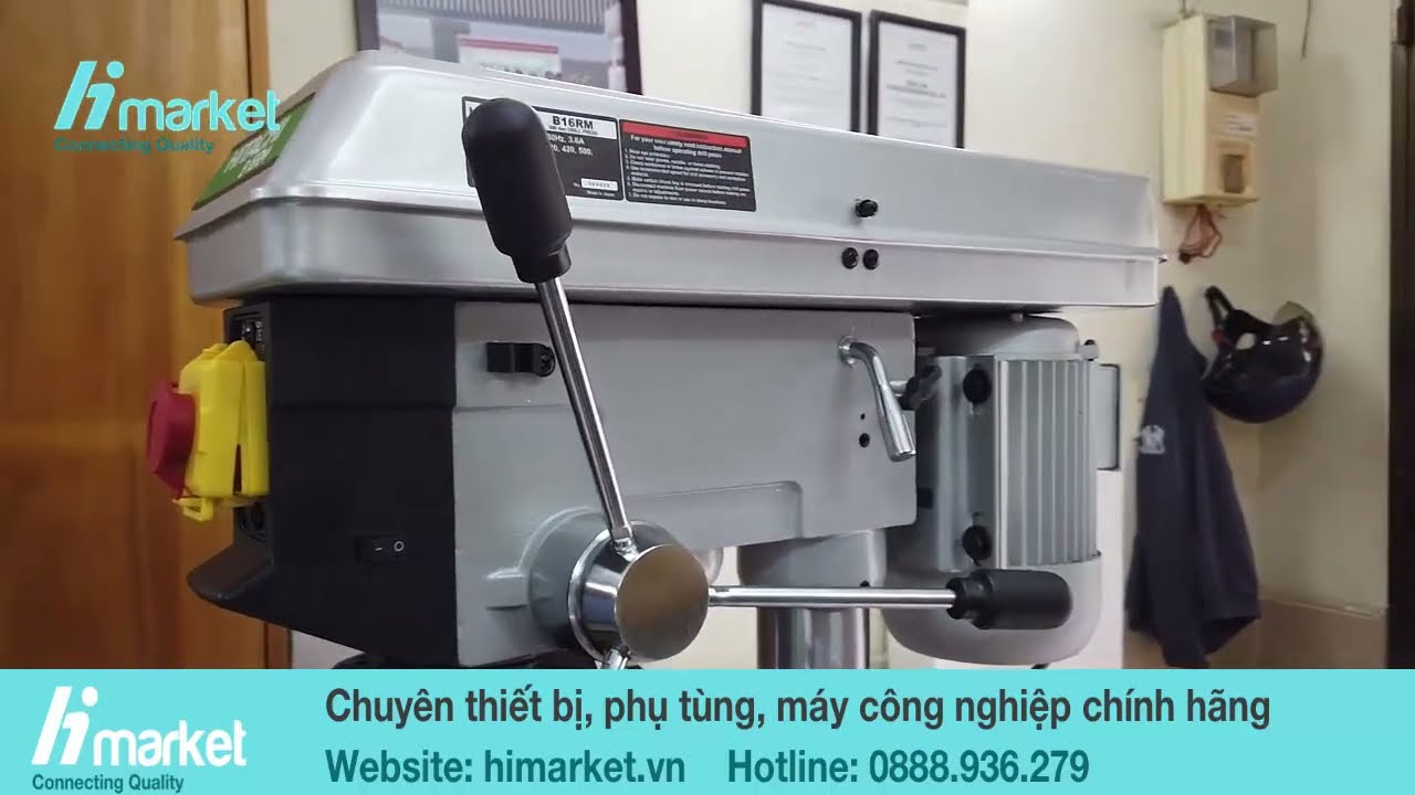 Hướng dẫn sử dụng test Máy Khoan bàn Hitachi B16RM , Máy khoan bàn Nhật ...