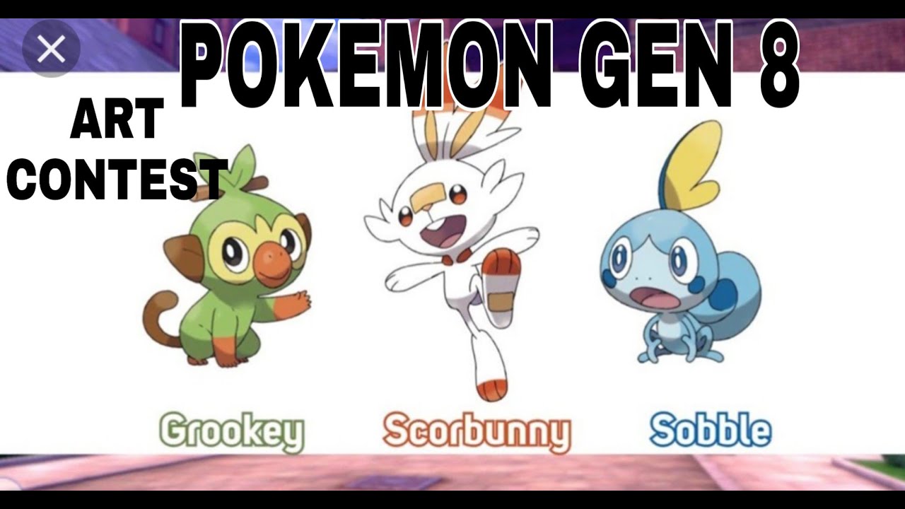 POKEMON GENERATION 8 COMING!!! PLUS ART CONTEST??? - YouTube