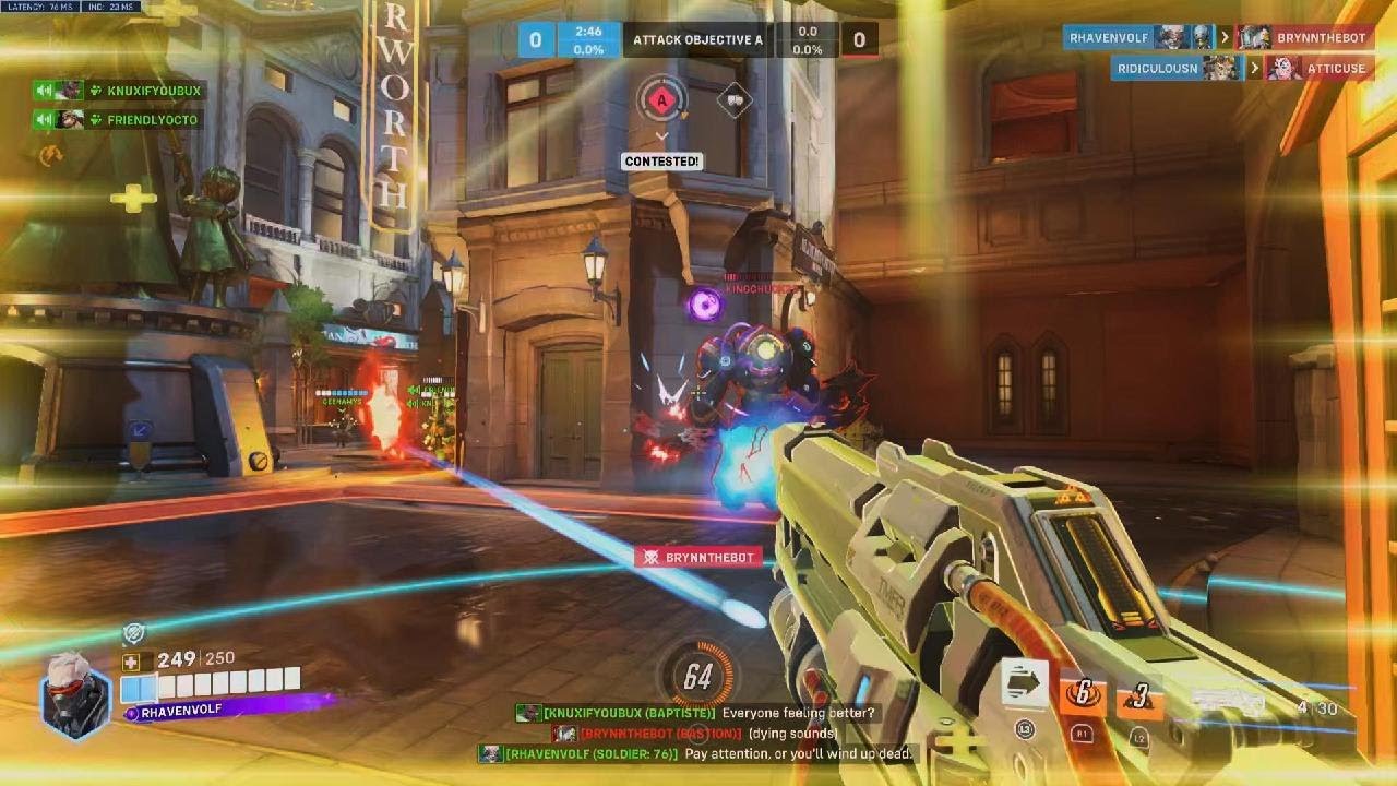 Overwatch 2: Role queue King's Row Soldier - YouTube