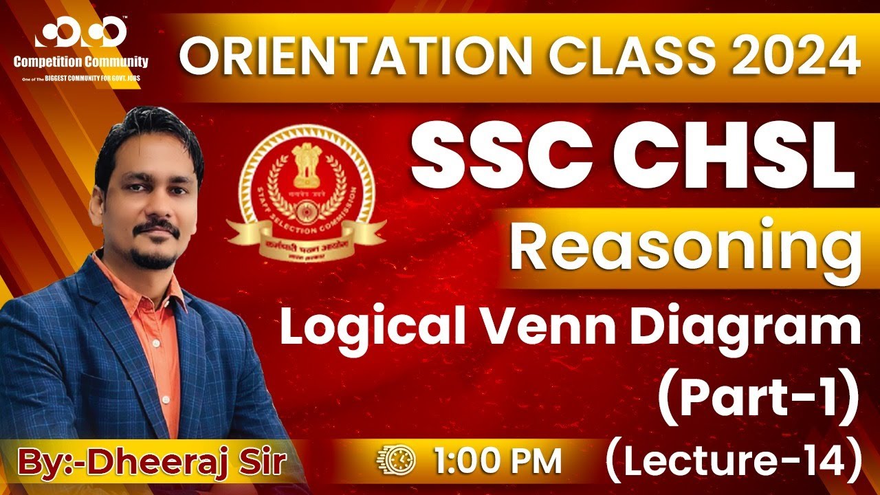 Logical Venn Diagram (Part-1) I Lect-14 | Reasoning | Dheeraj sir ...