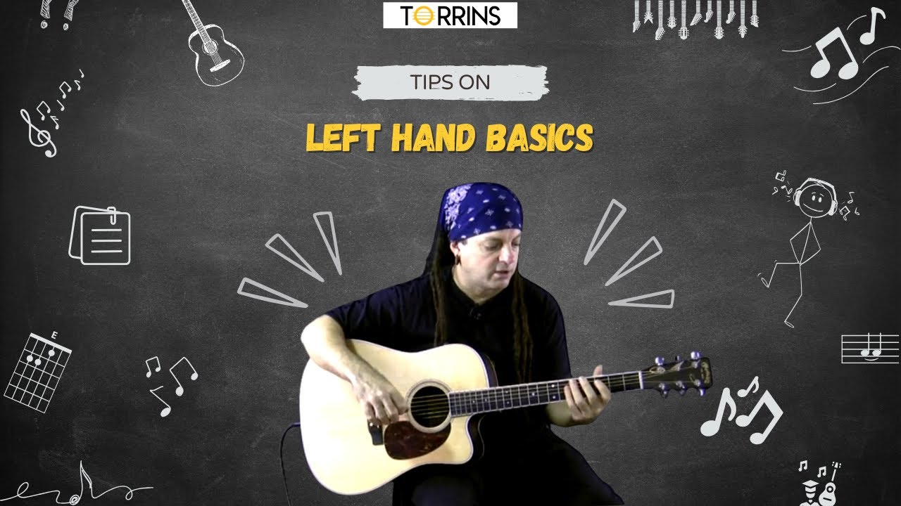 Left Hand Basics | Beginners Guitar Lessons | Torrins - YouTube
