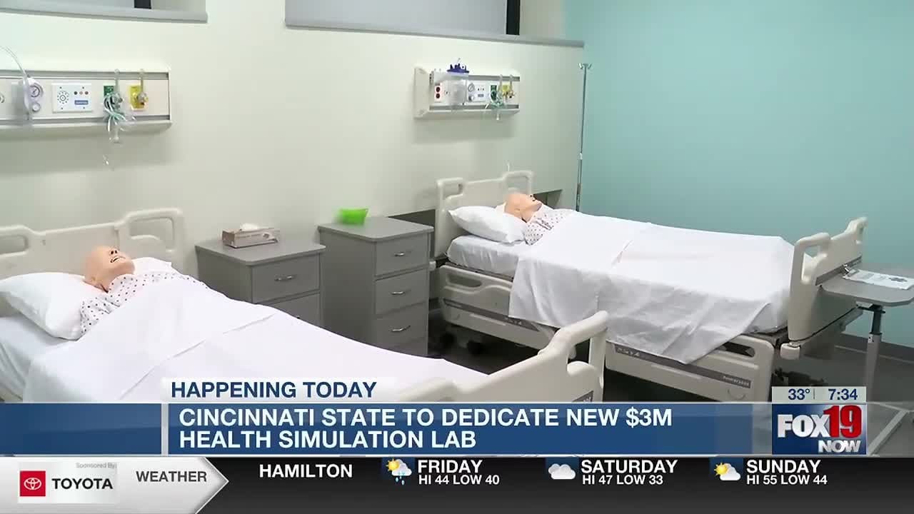 Cincinnati State to dedicate new $3M health stimulation lab - YouTube