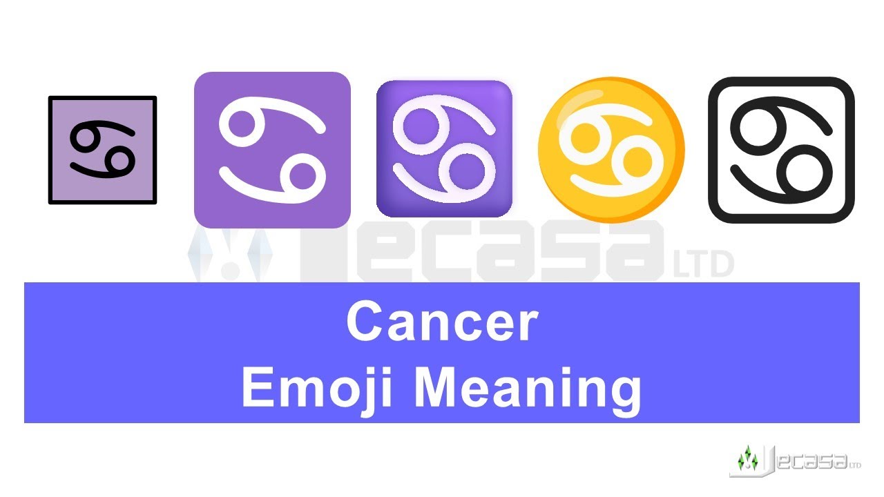 Cancer zodiac sign emoji 60 photos - Astrologytoyou.com