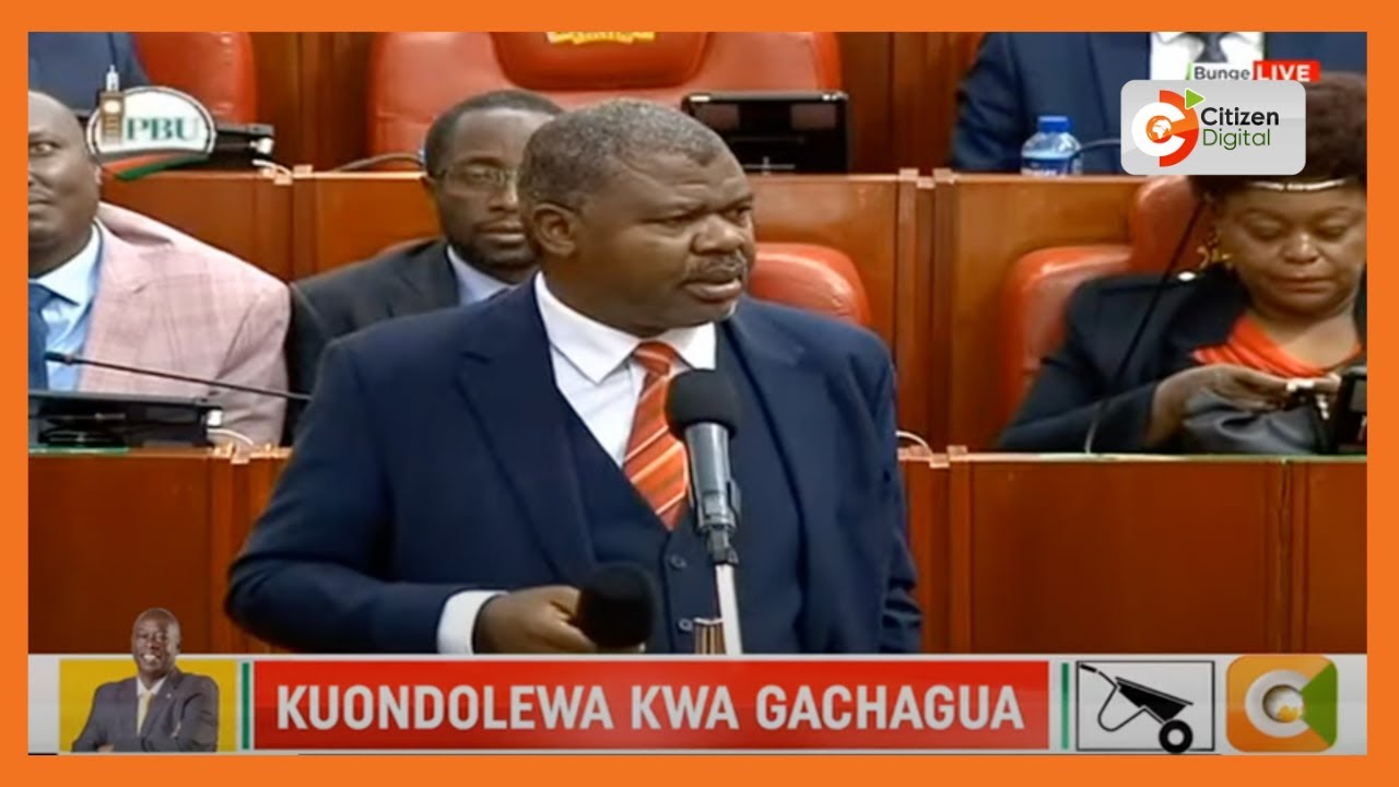 MP TJ Kajwang: There must be a distinction between the president and ...