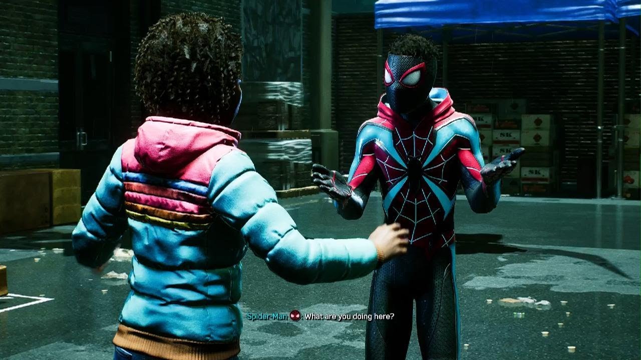 Miles saves his gf Hailey Marvel's Spider-Man 2 - YouTube
