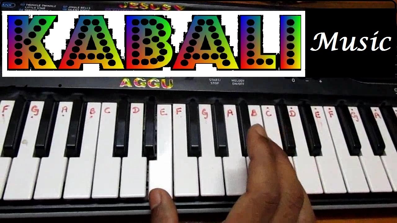 Watch 'Neruppu da' Kabali movie Theme music on keyboard - YouTube