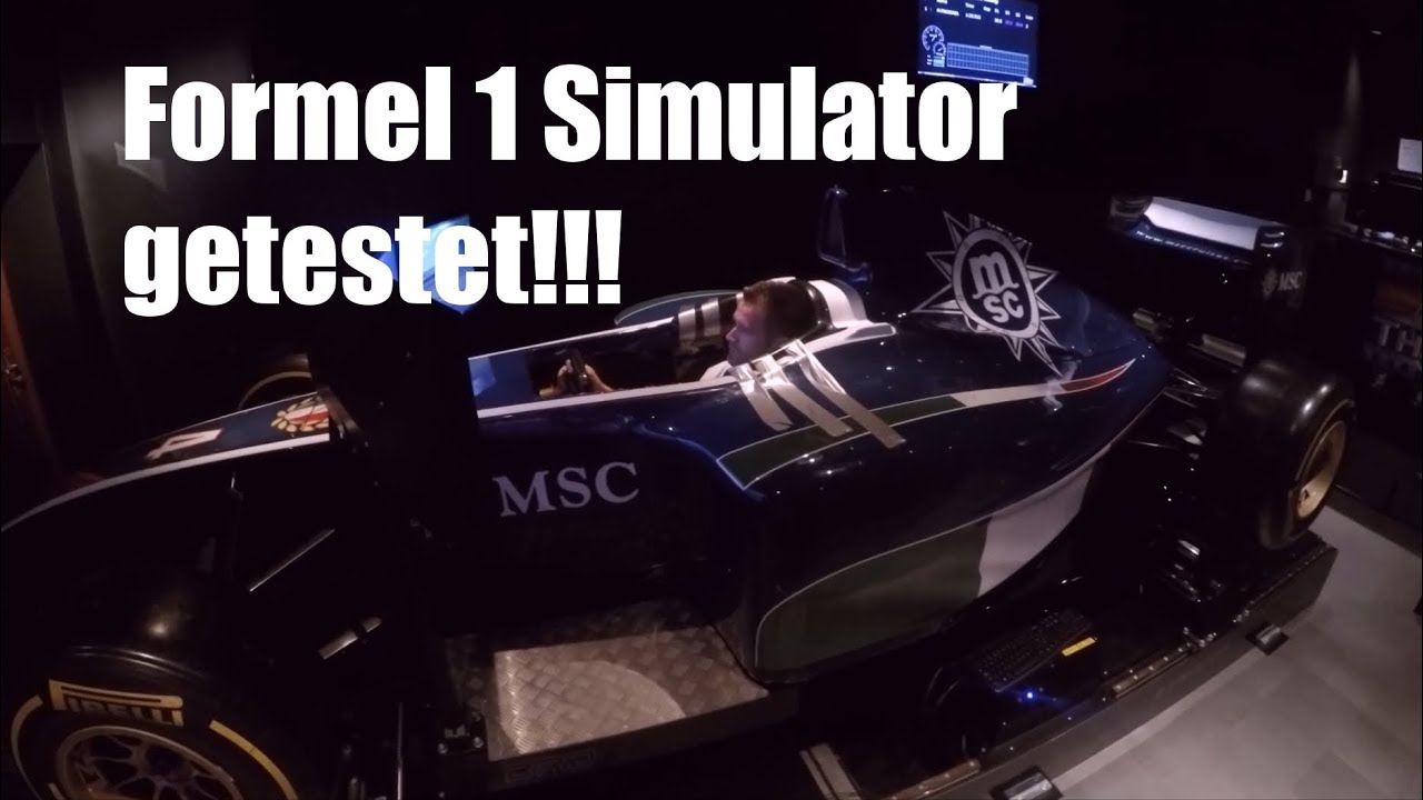 Formel 1 Simulator auf der MSC Preziosa - YouTube