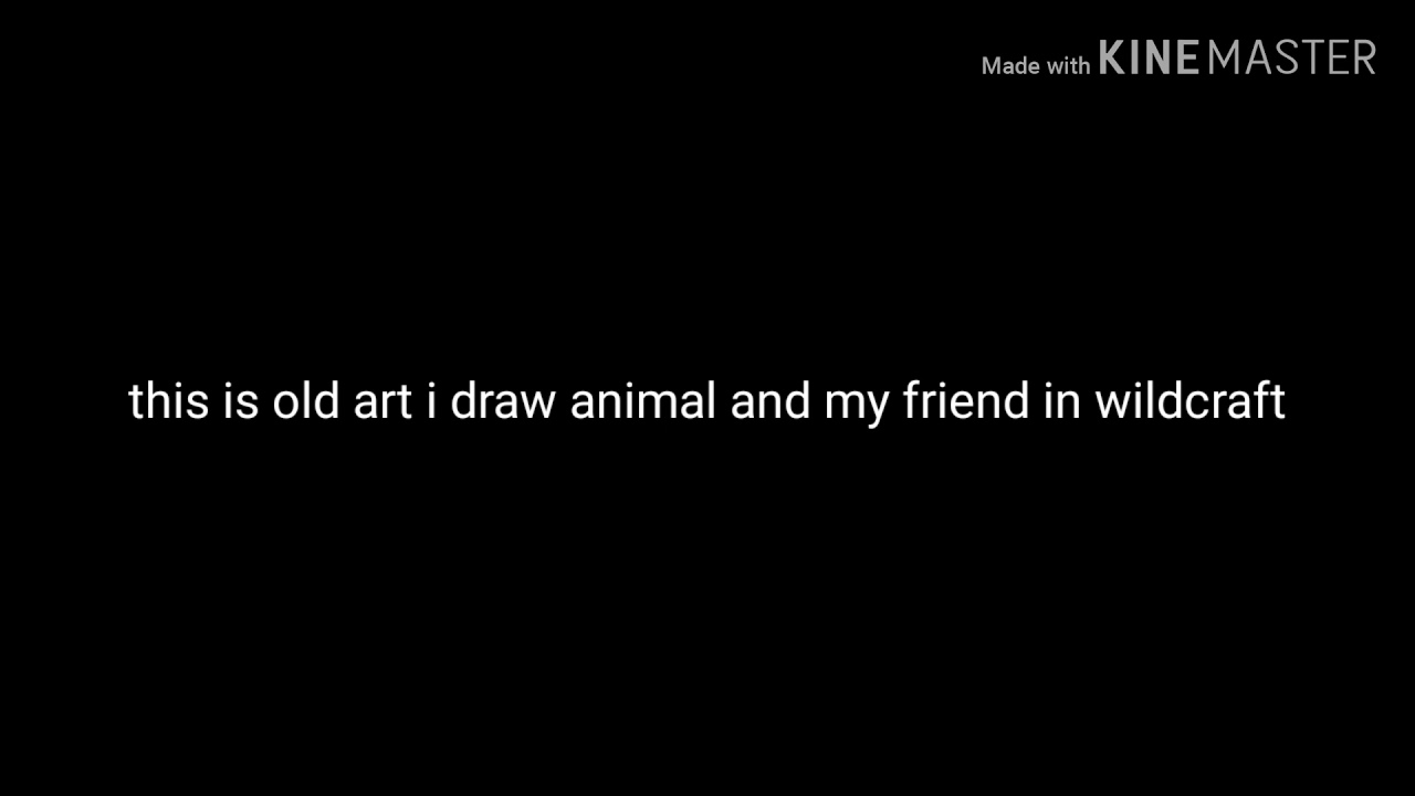 My art draw wildcraft! ^^ - YouTube