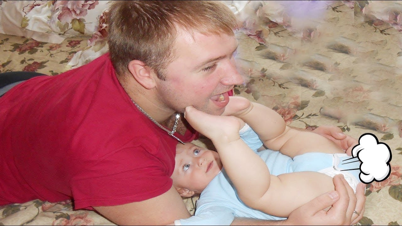 Lovely Moments When Baby Is Home Alone With Daddy - Cute baby Video ️ ...