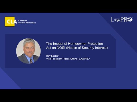 30-minute Legal Insights with Ray Leclair: Homeowner Protection Act ...