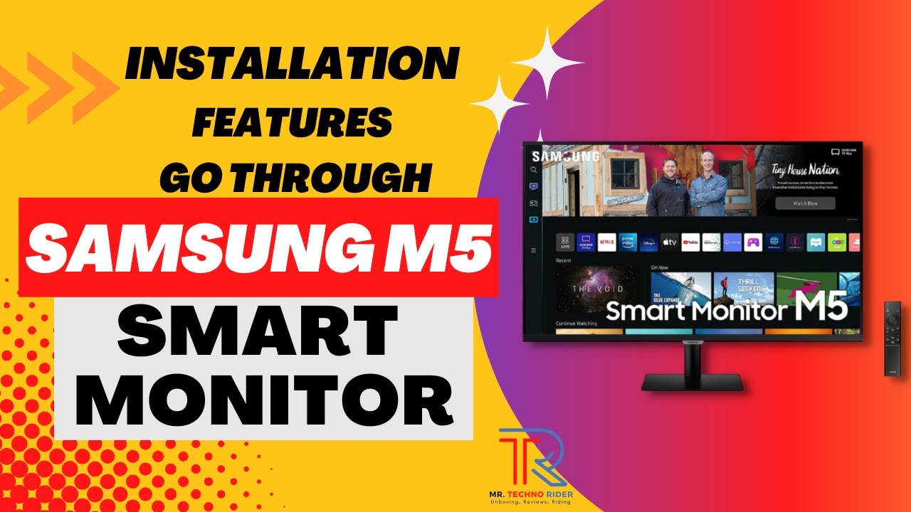 Installation and Features of Samsung M5 Smart Monitor LS27BM500EWXXL- # ...