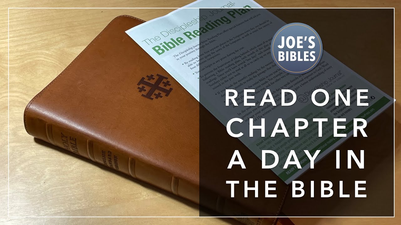 Read One Chapter a Day in the Bible - YouTube