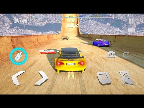 Superhero mega ramp 2023 ! ramp car racing ! remote control car racing ...