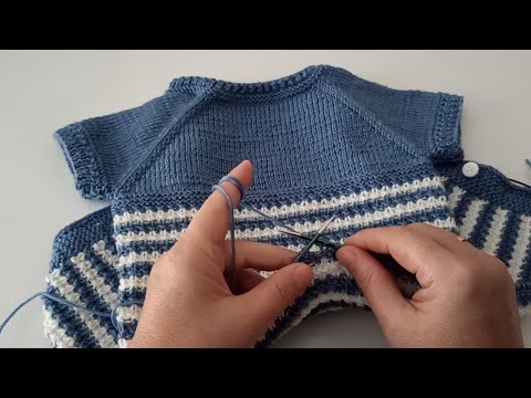 2-3 YAŞ YAKADAN BAŞLAMALI DİKİŞSİZ BEBEK YELEĞİ 🩷 BABY VEST STARTING FROM 2-3 YEARS OLD