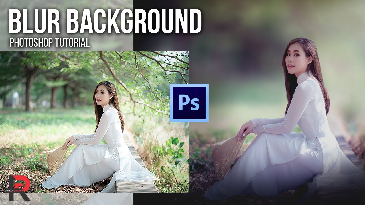 BLUR BACKGROUND PHOTOSHOP TUTORIAL - YouTube
