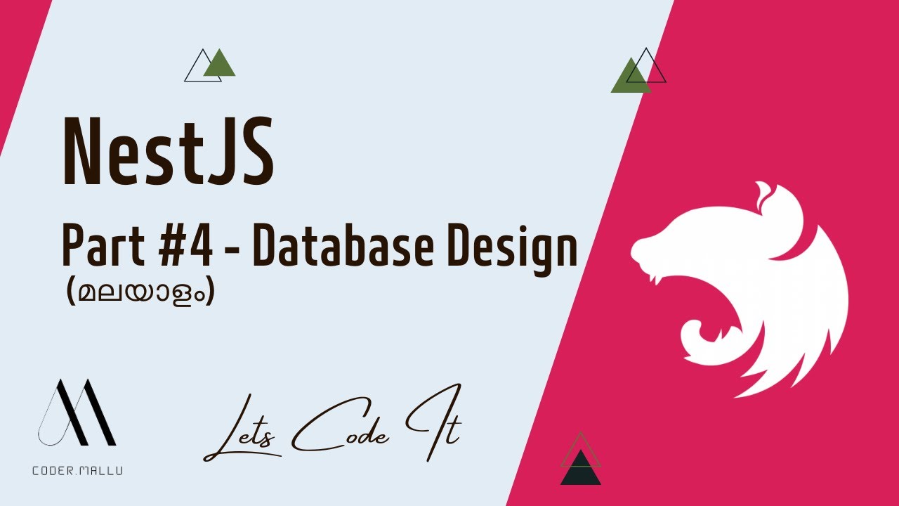 NestJS Tutorial (മലയാളം) #4 - Database Design - YouTube