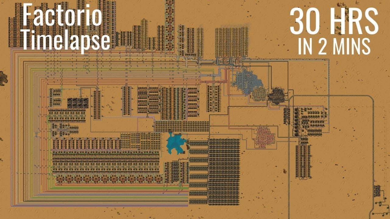 Factorio Timelapse - Vanilla | 4K - YouTube