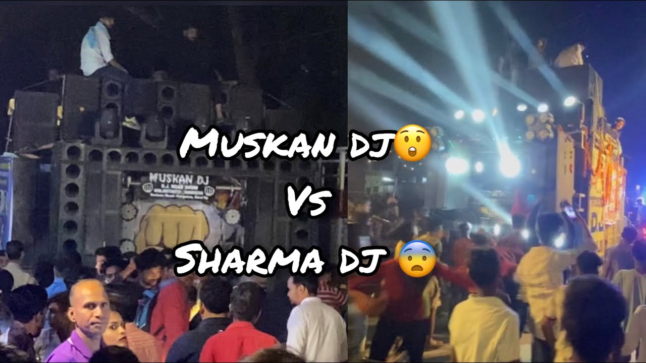 Sharma dj vs dhadkan dj vs muskan dj vs tiger dj !! In Valmiki Jayanti ...