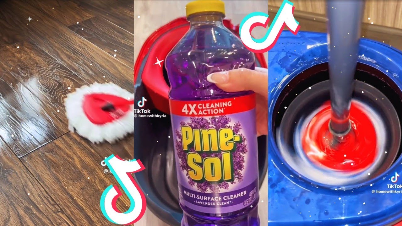 Satisfying Regular Mopping 🧼 Asmr 🔊tiktok Compilation Cleaning Tiktoks