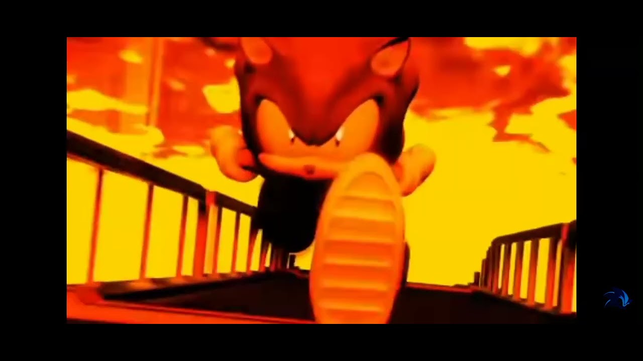 Sonic is running from the fire - YouTube