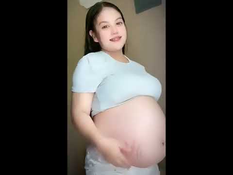 Bumil Goyang Perut Mulus Seksi
