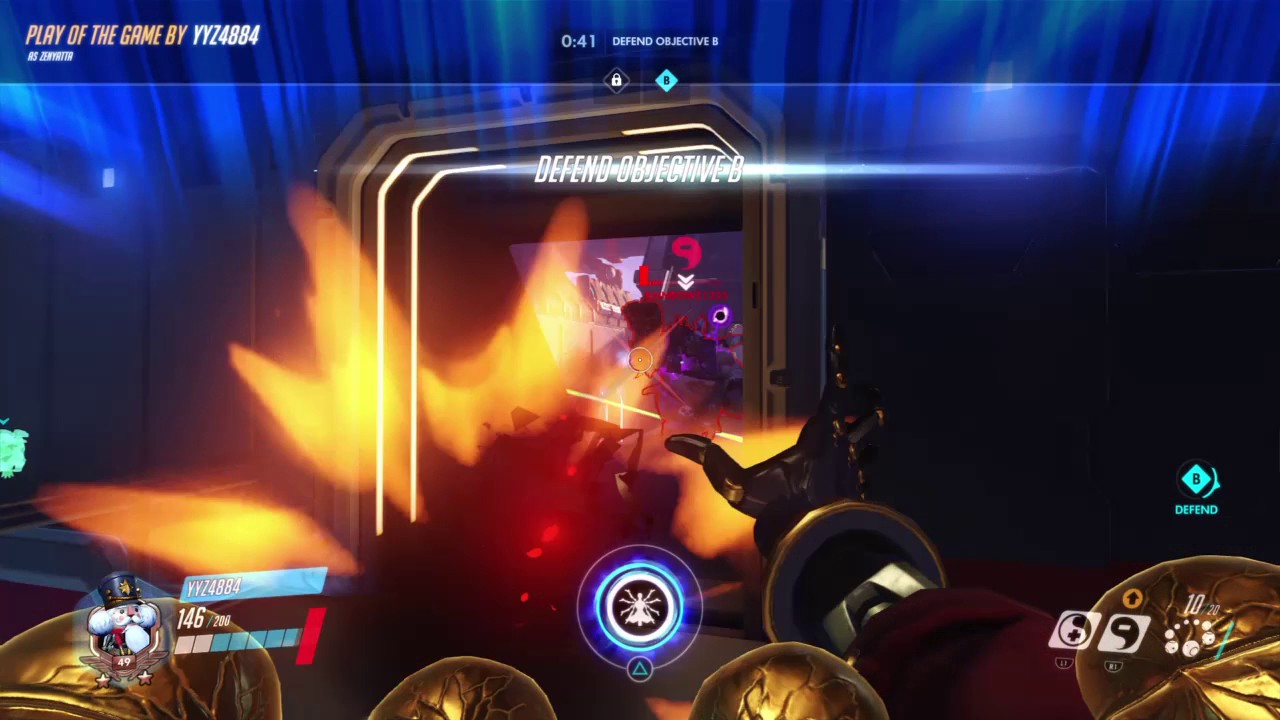 Overwatch lackluster play of the game - YouTube