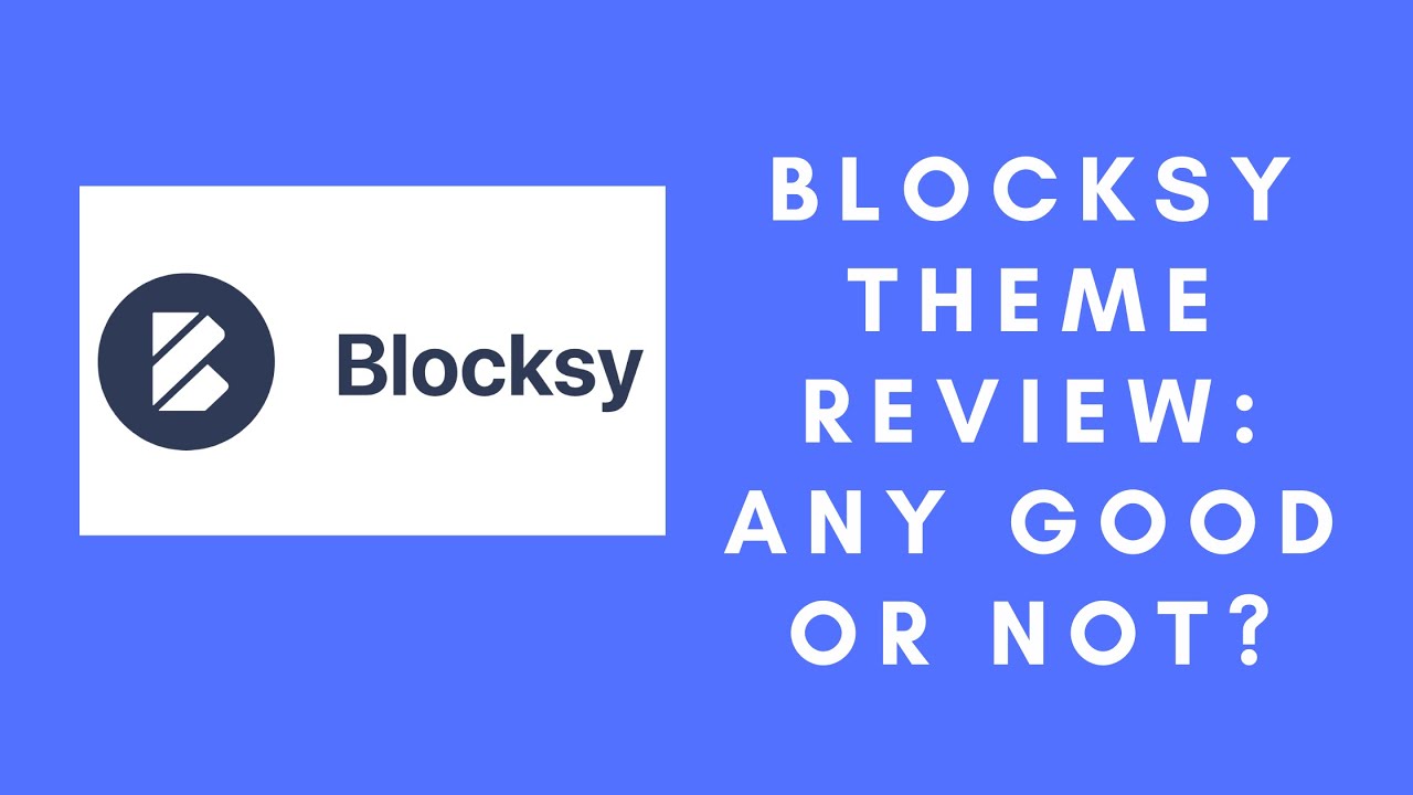 This WordPress Theme is Exceptional and FREE! (BLOCKSY REVIEW!) - YouTube