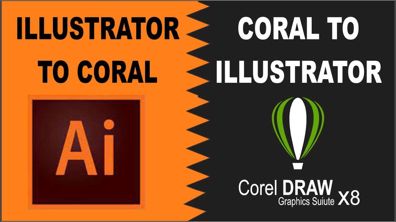 Coreldraw to illustrator - illustrator to Coreldraw files transfar ll ...