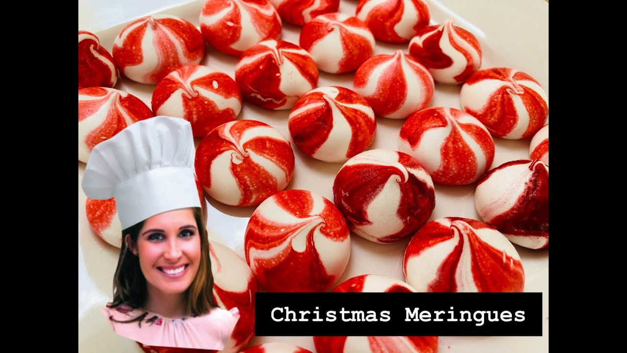 Christmas Meringues - crispy and sweet - easy to make and they taste ...