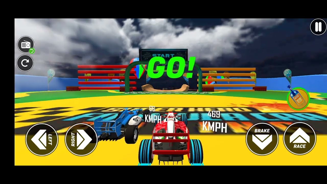 Amazing 1 Vs 1 Race - Impossible Car Racing game - YouTube