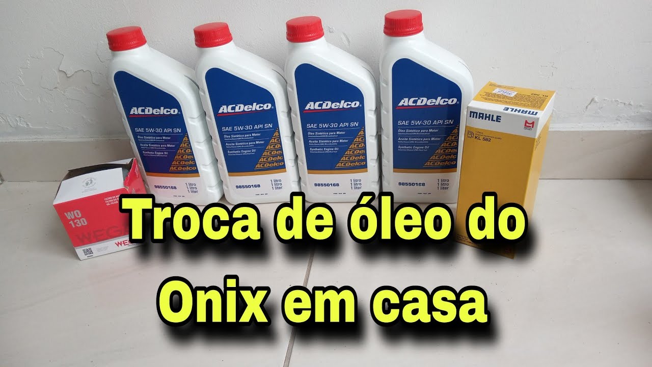 COMO FAZER TROCA DE ÓLEO DO ONIX NA SUA PRÓPRIA GARAGEM - YouTube