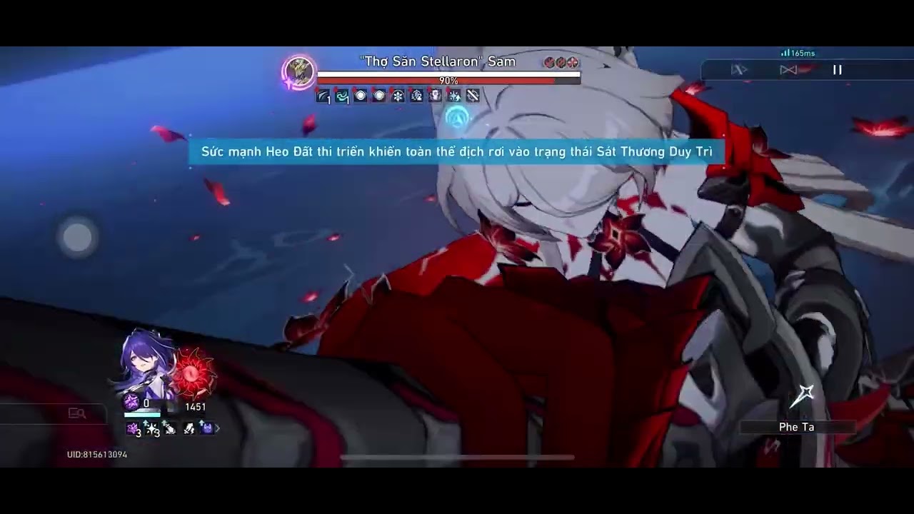 HSR - Acheron E6S5 Nuke full dmg SAM - MoC 12 - YouTube