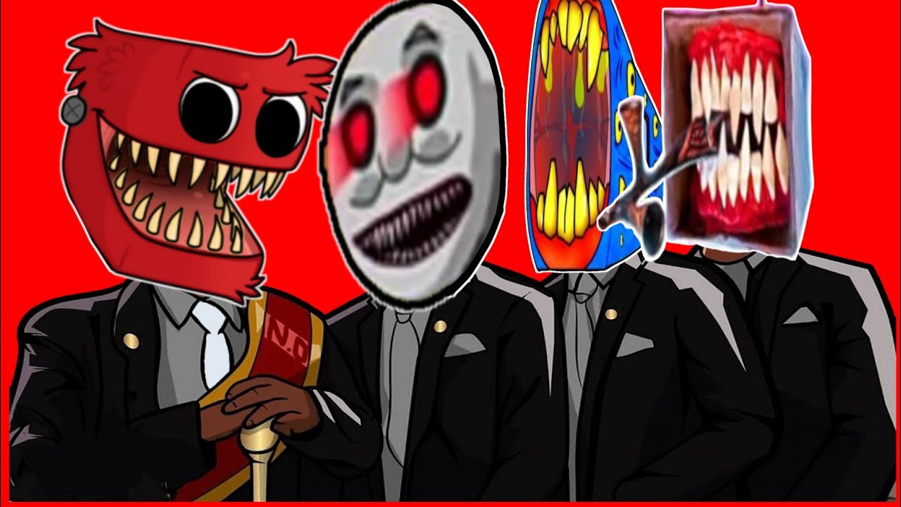 Boxy Boo & Thomas Train Exe & Train Eater & Megahorn - Coffin Dance ...