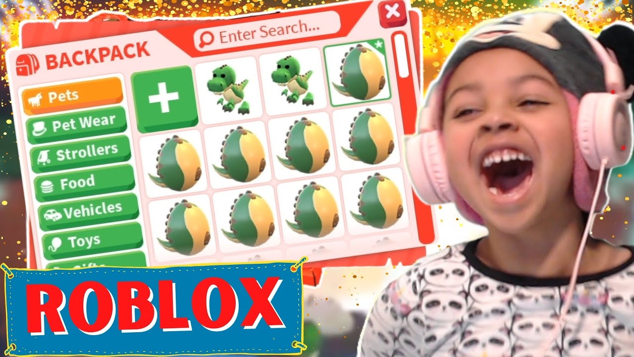 😍 *30 Fossil Eggs* We GET So LUCKY! 😍 | All 12 Pets! | Roblox Adopt Me ...