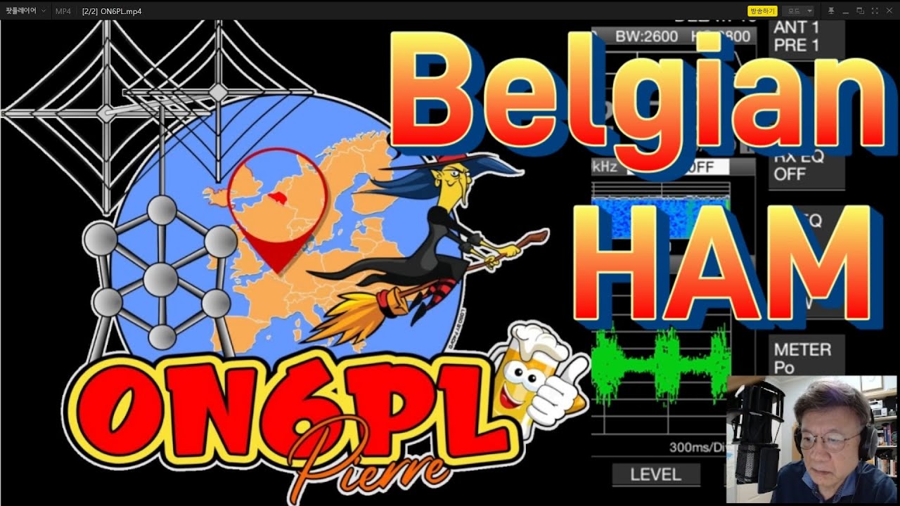 Talking to Belgian HAM on the 17m band #ON6PL #Belgium - YouTube