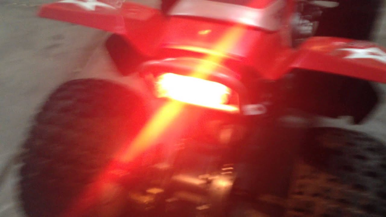 Apex Pro Shark 90 2 stroke ATV walkaround - YouTube