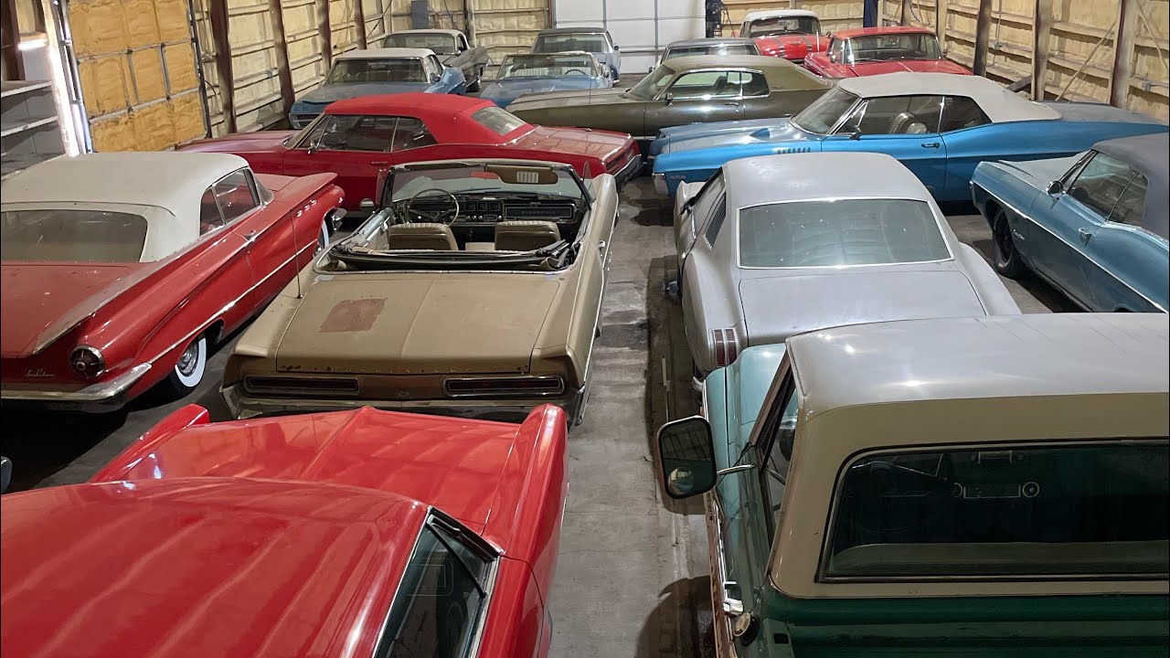 Rare Car Hoard! Collection of 60s Horsepower! Check out our stash ...