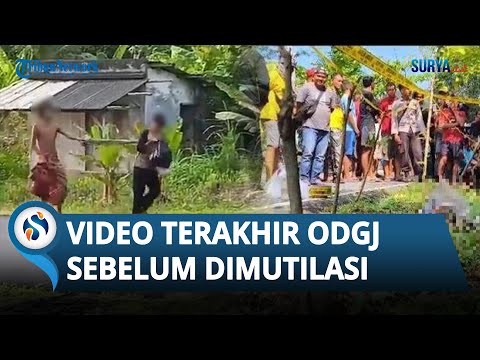 Video Terakhir ODGJ di Garut Sebelum Tewas Dimutilasi, Diikat Pakai Tali di Tengah Jalan Oleh Pelaku